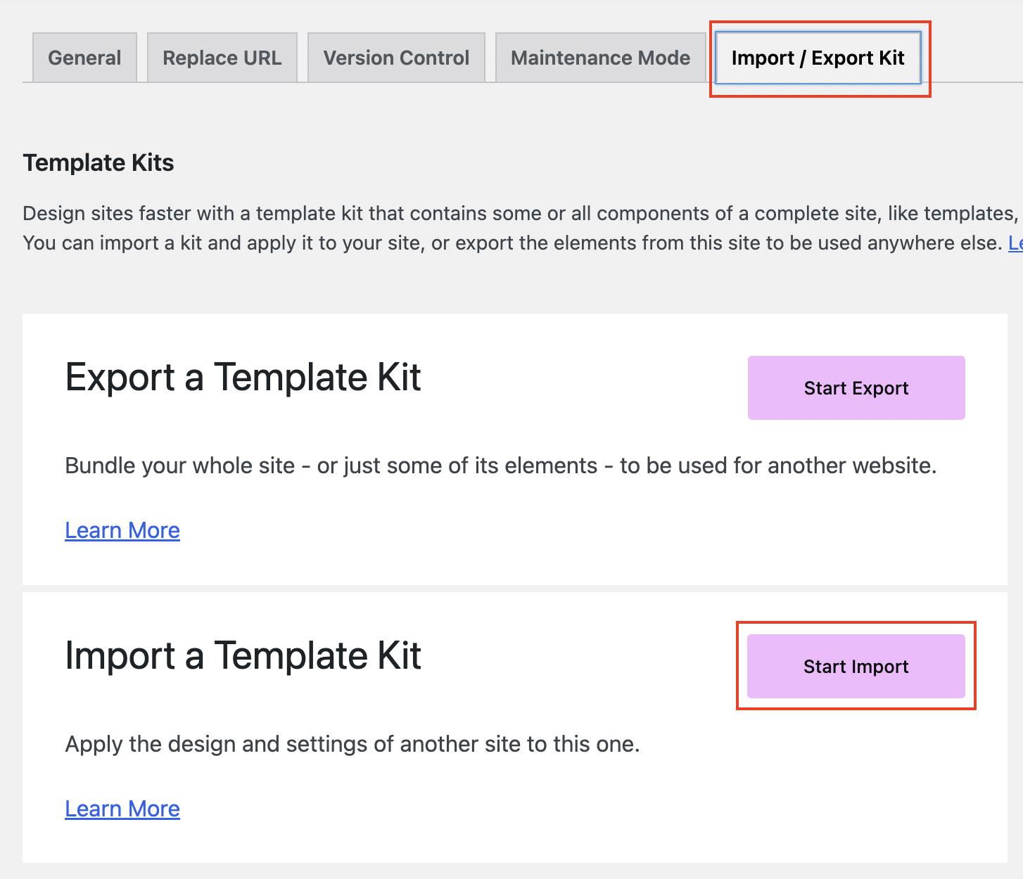 Elementor Kit Installation and Configuration – Support
